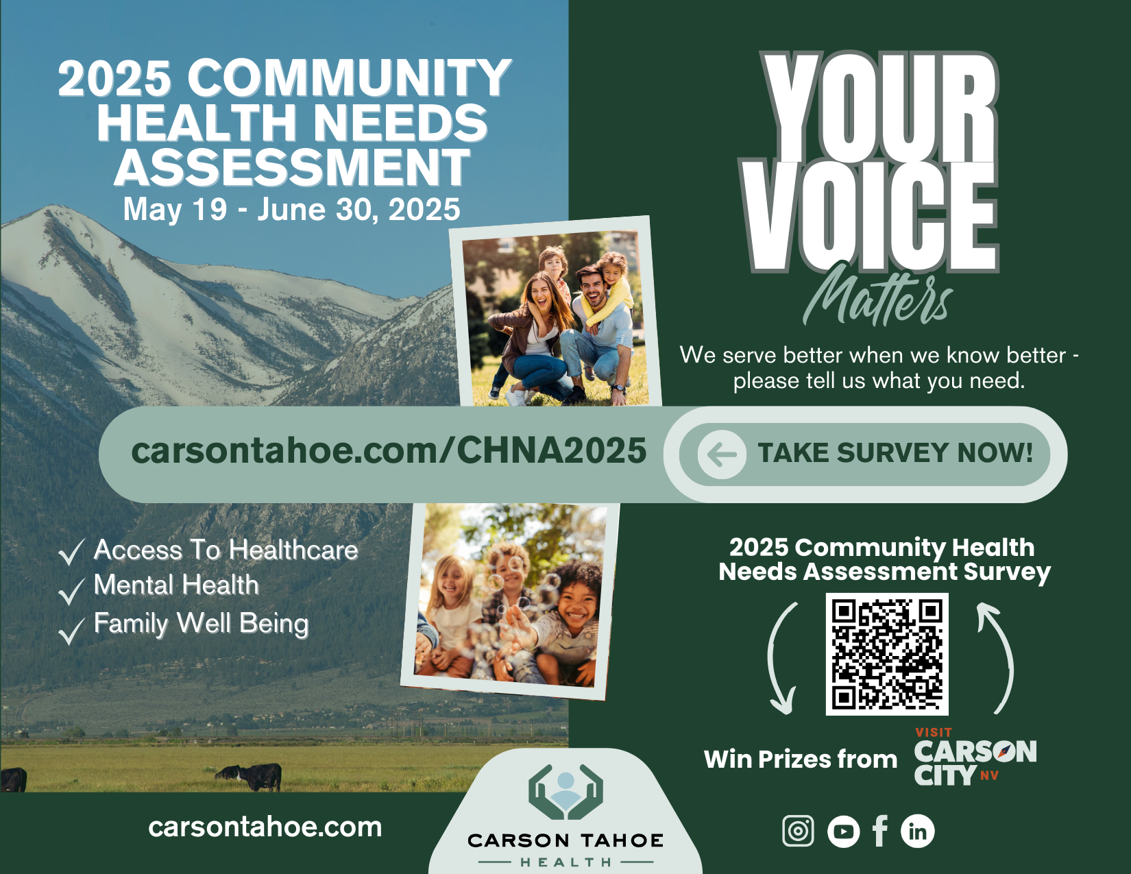 Press Release: Carson Tahoe Health Launches Community Health Needs ...